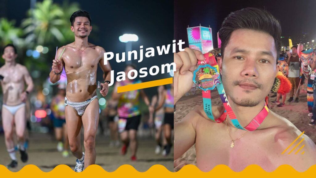 Punjawit Jaosom กับลุคสุดโดดเด่นในงาน Pattaya International Bikini Beach Race 2024 - Runner Aura